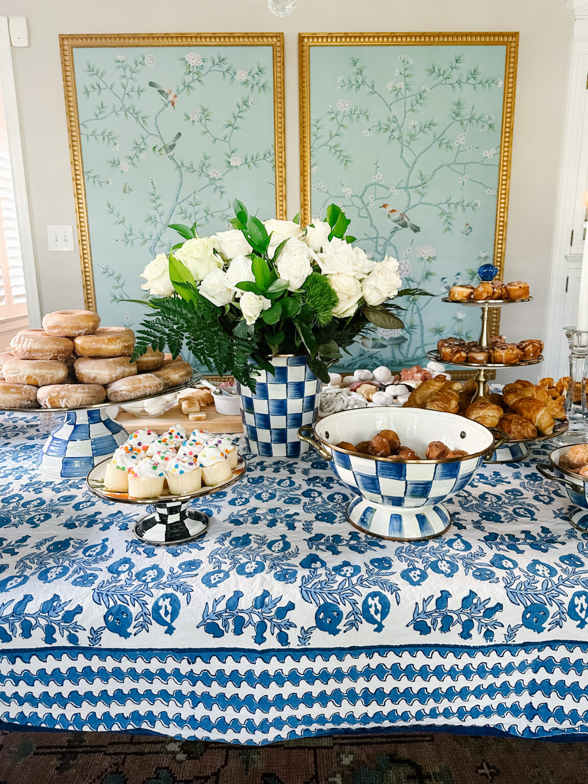 Blue and White Bruncheon — Veronica Bradley Interiors